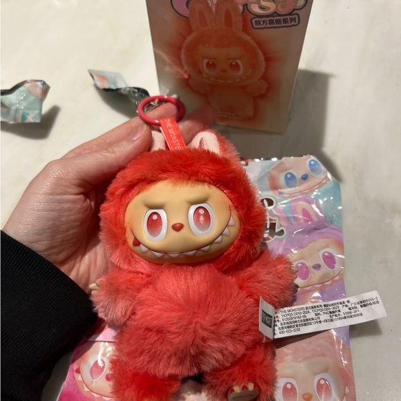 POP MART | Toys | Authentic New Popmart Labubu Big Into Energy Red ...